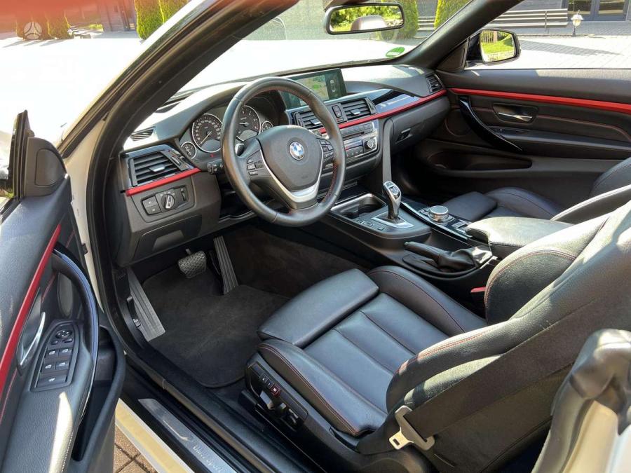 White BMW 430 2015 in Kedainiai, with an engine capacity of 2.99 L and mileage of 278 thousand km for 15350 €, photo 26 on AUTOMOTO.COM.LV