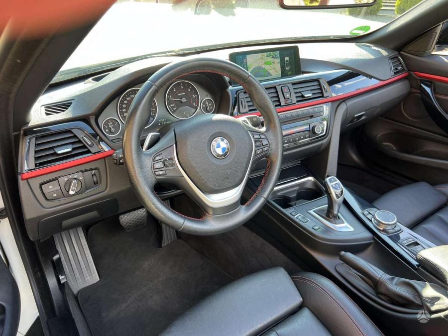 White BMW 430 2015 in Kedainiai, with an engine capacity of 2.99 L and mileage of 278 thousand km for 15350 €, photo 27 on AUTOMOTO.COM.LV