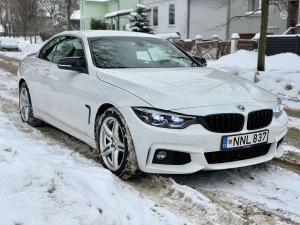 White BMW 430 2017 in Kaunas, with an engine capacity of 2.00 L and mileage of 100 thousand km for 19800 €, photo 8 on AUTOMOTO.COM.LV