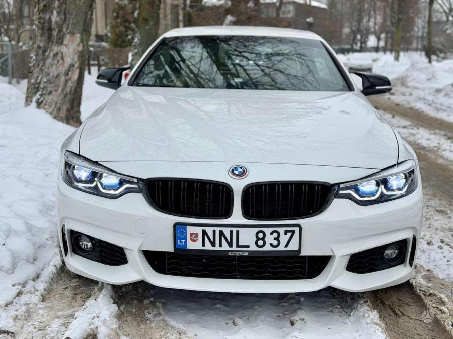 White BMW 430 2017 in Kaunas, with an engine capacity of 2.00 L and mileage of 100 thousand km for 19800 €, photo 9 on AUTOMOTO.COM.LV
