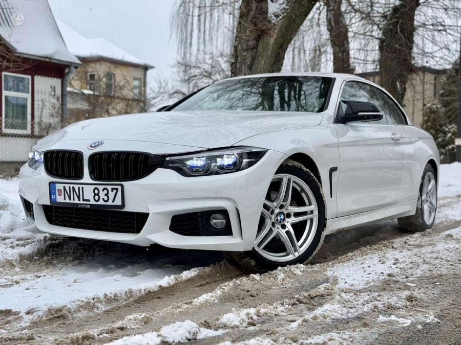 White BMW 430 2017 in Kaunas, with an engine capacity of 2.00 L and mileage of 100 thousand km for 19800 €, photo 10 on AUTOMOTO.COM.LV