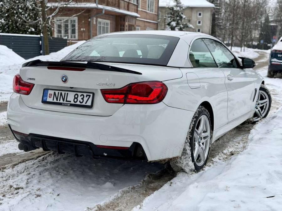White BMW 430 2017 in Kaunas, with an engine capacity of 2.00 L and mileage of 100 thousand km for 19800 €, photo 11 on AUTOMOTO.COM.LV