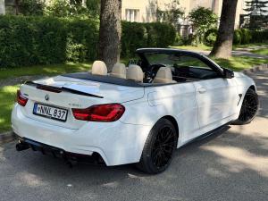 White BMW 430 2017 in Vilnius, with an engine capacity of 2.00 L and mileage of 100 thousand km for 19950 €, photo 3 on AUTOMOTO.COM.LV