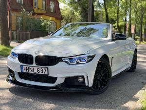 White BMW 430 2017 in Vilnius, with an engine capacity of 2.00 L and mileage of 100 thousand km for 19950 €, photo 4 on AUTOMOTO.COM.LV