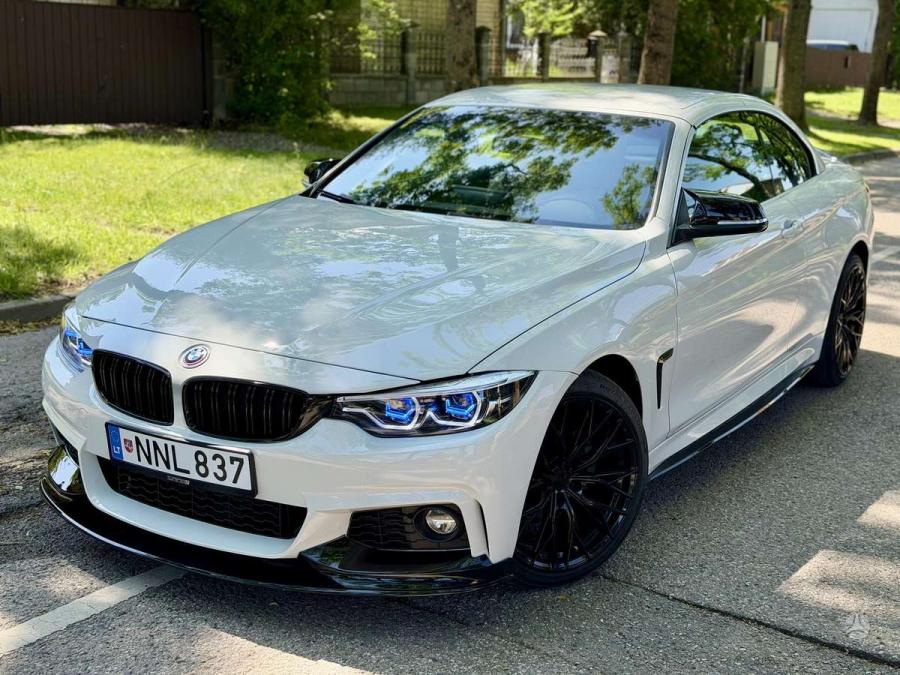 White BMW 430 2017 in Vilnius, with an engine capacity of 2.00 L and mileage of 100 thousand km for 19950 €, photo 11 on AUTOMOTO.COM.LV