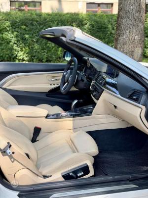 White BMW 430 2017 in Vilnius, with an engine capacity of 2.00 L and mileage of 100 thousand km for 19950 €, photo 18 on AUTOMOTO.COM.LV