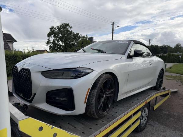 White BMW 430 2024 in Kaunas, with an engine capacity of 2.00 L and mileage of 65 thousand km for 31500 €, photo 1 on AUTOMOTO.COM.LV