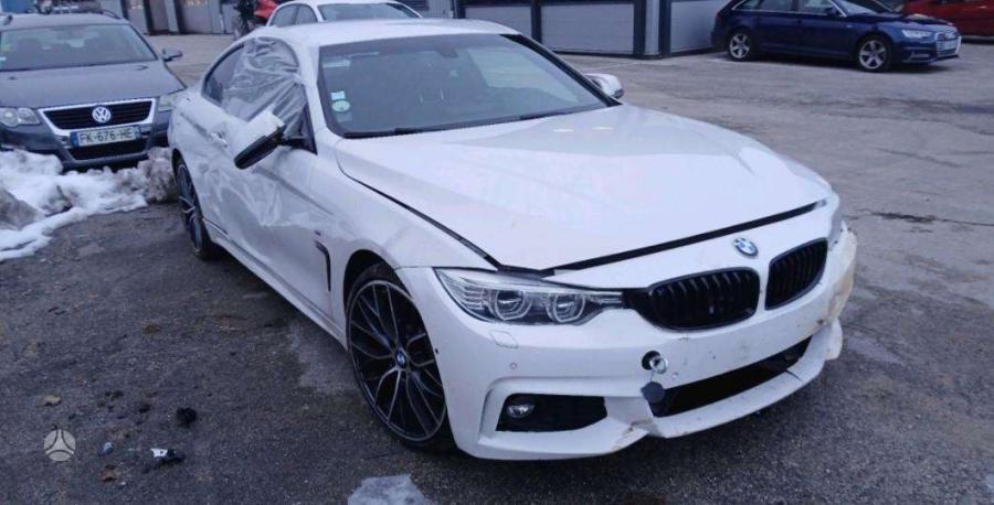 White BMW 430 2013 in Kaunas, with an engine capacity of 2.99 L and mileage of 277 thousand km for 7999 €, photo 1 on AUTOMOTO.COM.LV