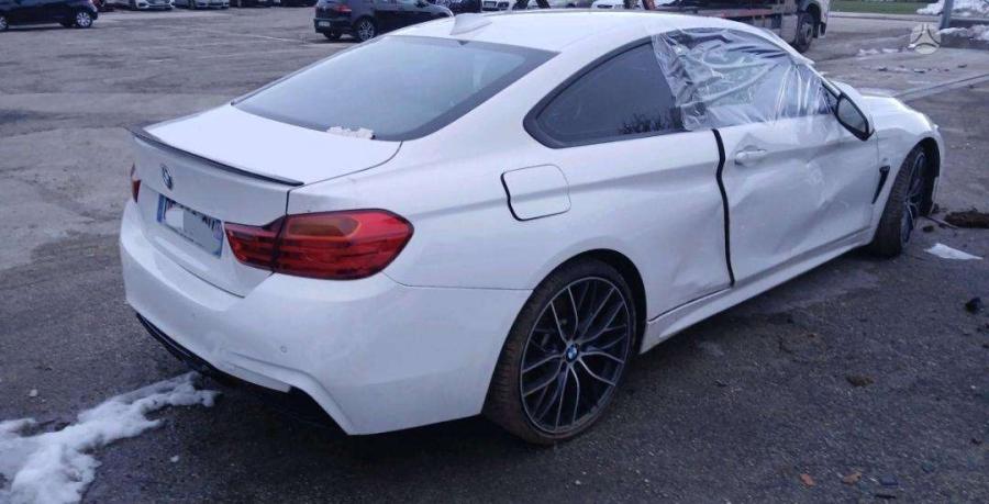 White BMW 430 2013 in Kaunas, with an engine capacity of 2.99 L and mileage of 277 thousand km for 7999 €, photo 3 on AUTOMOTO.COM.LV