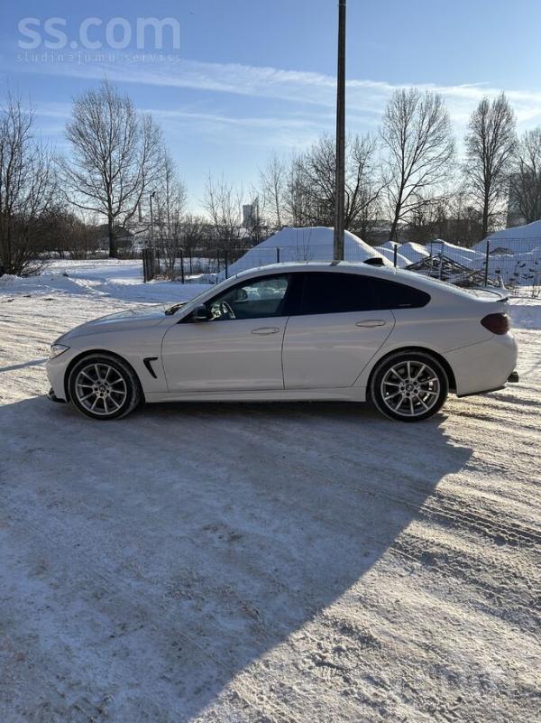 White BMW 430 2015 in Riga, with an engine capacity of 3.00 L and mileage of 156 thousand km for 16100 €, photo 5 on AUTOMOTO.COM.LV