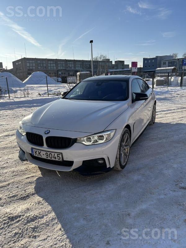 White BMW 430 2015 in Riga, with an engine capacity of 3.00 L and mileage of 156 thousand km for 16100 €, photo 6 on AUTOMOTO.COM.LV