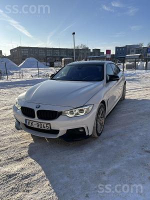 White BMW 430 2015 in Riga, with an engine capacity of 3.00 L and mileage of 156 thousand km for 16100 €, photo 6 on AUTOMOTO.COM.LV