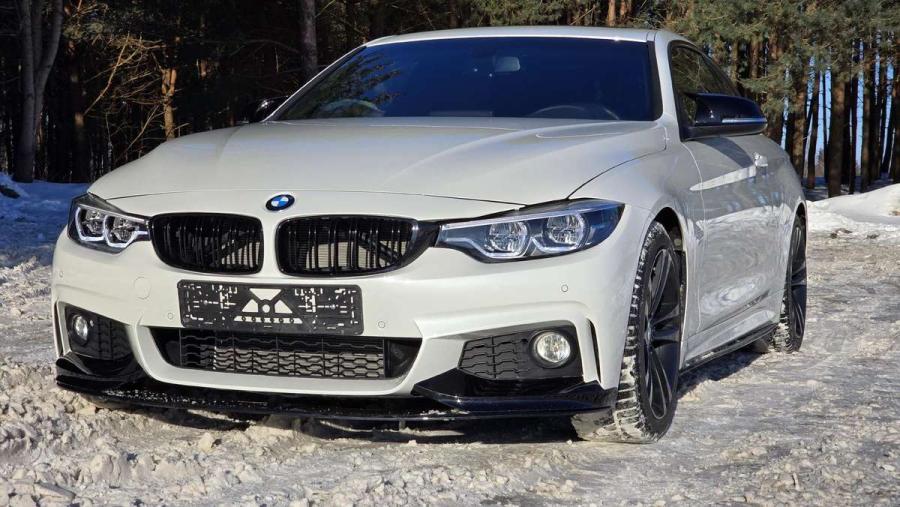 White BMW 430 2017 in Klaipeda, with an engine capacity of 2.00 L and mileage of 55 thousand km for 21500 €, photo 1 on AUTOMOTO.COM.LV