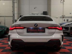 White BMW 430 2021 in Vilnius, with an engine capacity of 2.00 L and mileage of 121 thousand km for 27690 €, photo 6 on AUTOMOTO.COM.LV