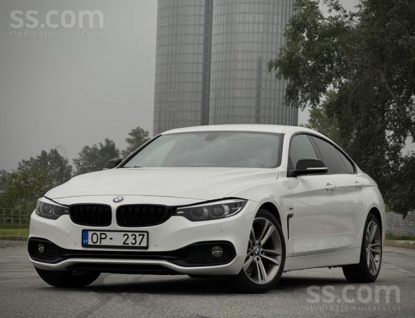 White BMW 430 2017 in Riga, with an engine capacity of 3.00 L and mileage of 0 thousand km for 15200 €, photo 1 on AUTOMOTO.COM.LV
