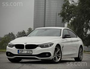 White BMW 430 2017 in Riga, with an engine capacity of 3.00 L and mileage of 0 thousand km for 15200 €, photo  on AUTOMOTO.COM.LV