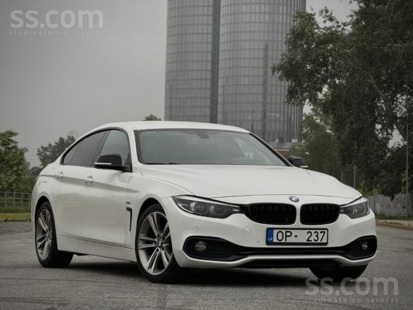 White BMW 430 2017 in Riga, with an engine capacity of 3.00 L and mileage of 0 thousand km for 15200 €, photo 2 on AUTOMOTO.COM.LV