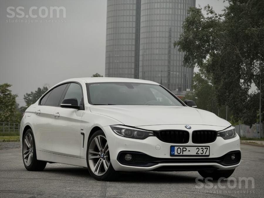 White BMW 430 2017 in Riga, with an engine capacity of 3.00 L and mileage of 0 thousand km for 15200 €, photo 3 on AUTOMOTO.COM.LV