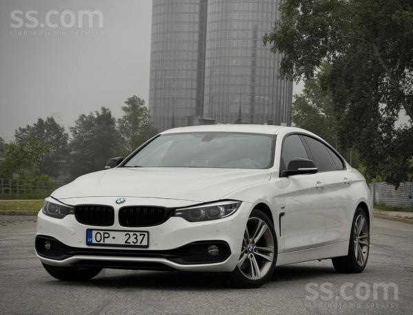 White BMW 430 2017 in Riga, with an engine capacity of 3.00 L and mileage of 0 thousand km for 15200 €, photo 3 on AUTOMOTO.COM.LV