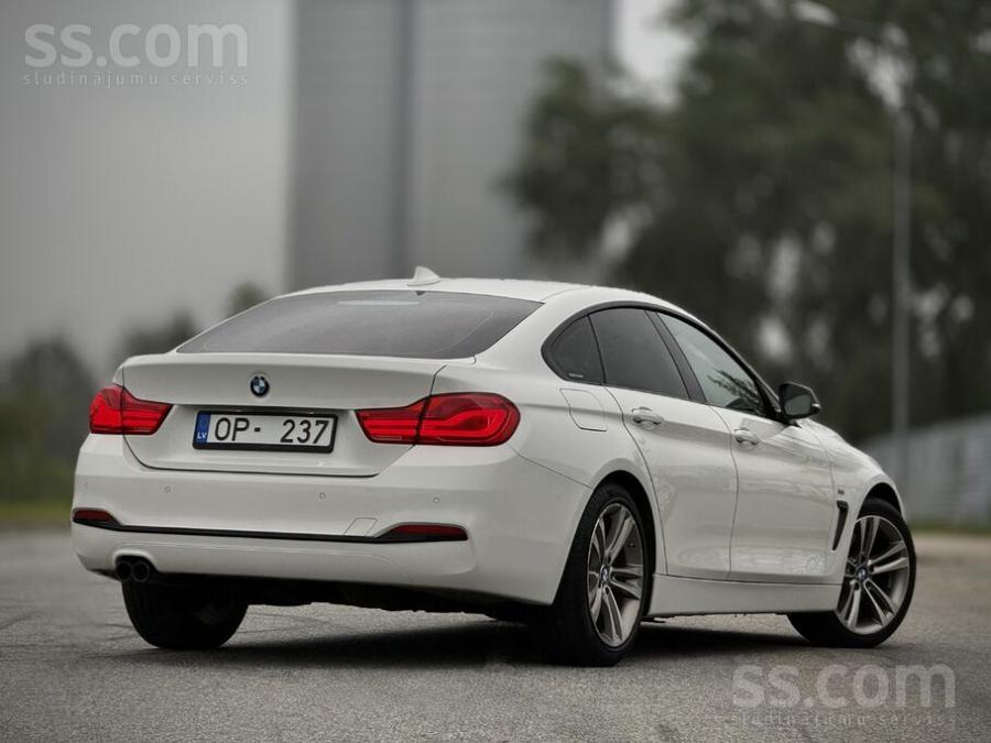 White BMW 430 2017 in Riga, with an engine capacity of 3.00 L and mileage of 0 thousand km for 15200 €, photo 6 on AUTOMOTO.COM.LV