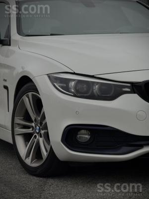 White BMW 430 2017 in Riga, with an engine capacity of 3.00 L and mileage of 0 thousand km for 15200 €, photo 8 on AUTOMOTO.COM.LV