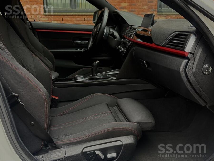 White BMW 430 2017 in Riga, with an engine capacity of 3.00 L and mileage of 0 thousand km for 15200 €, photo 20 on AUTOMOTO.COM.LV