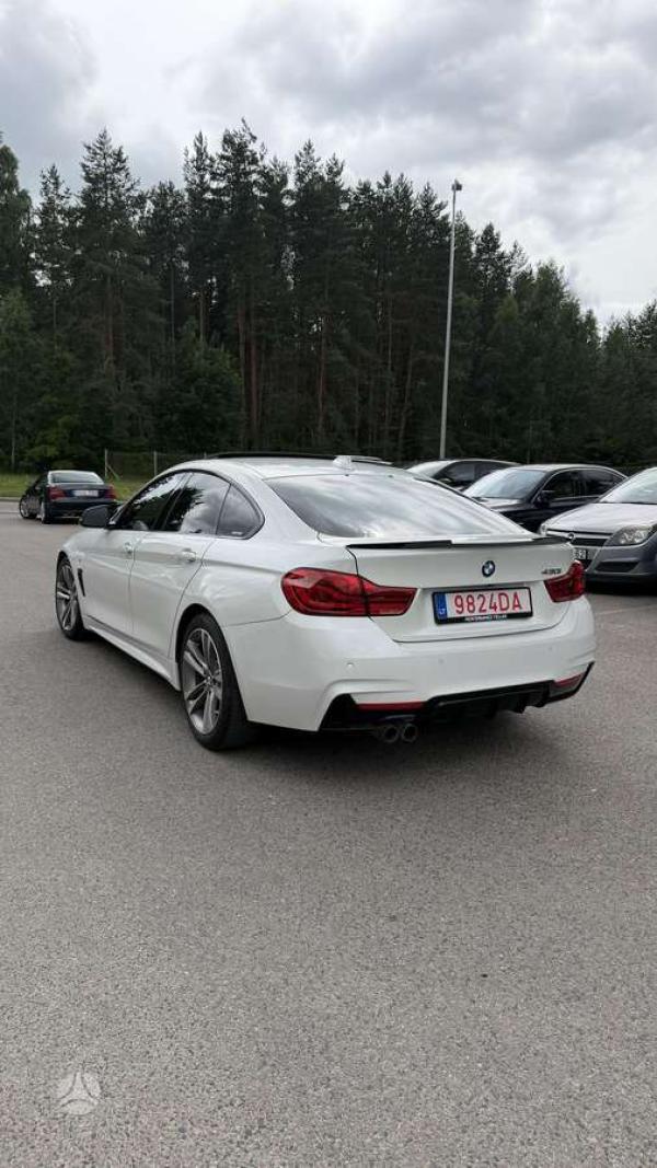 White BMW 430 2019 in Vilnius, with an engine capacity of 0.00 L and mileage of 160 thousand km for 18700 €, photo 4 on AUTOMOTO.COM.LV