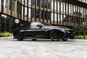 Black BMW 435 2014 in Vilnius, with an engine capacity of 3.00 L and mileage of 122 thousand km for 20900 €, photo 3 on AUTOMOTO.COM.LV
