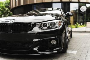 Black BMW 435 2014 in Vilnius, with an engine capacity of 3.00 L and mileage of 122 thousand km for 20900 €, photo 5 on AUTOMOTO.COM.LV