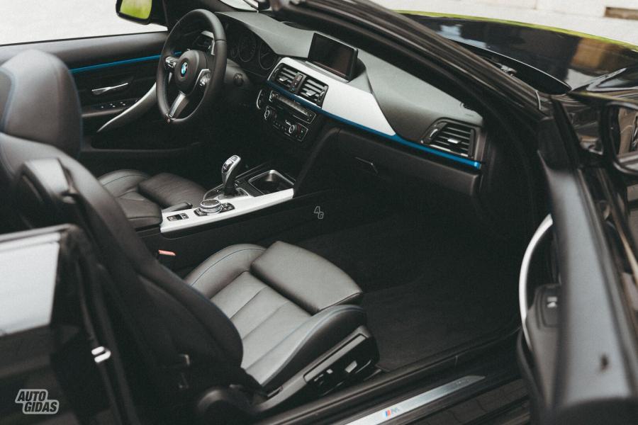 Black BMW 435 2014 in Vilnius, with an engine capacity of 3.00 L and mileage of 122 thousand km for 20900 €, photo 15 on AUTOMOTO.COM.LV