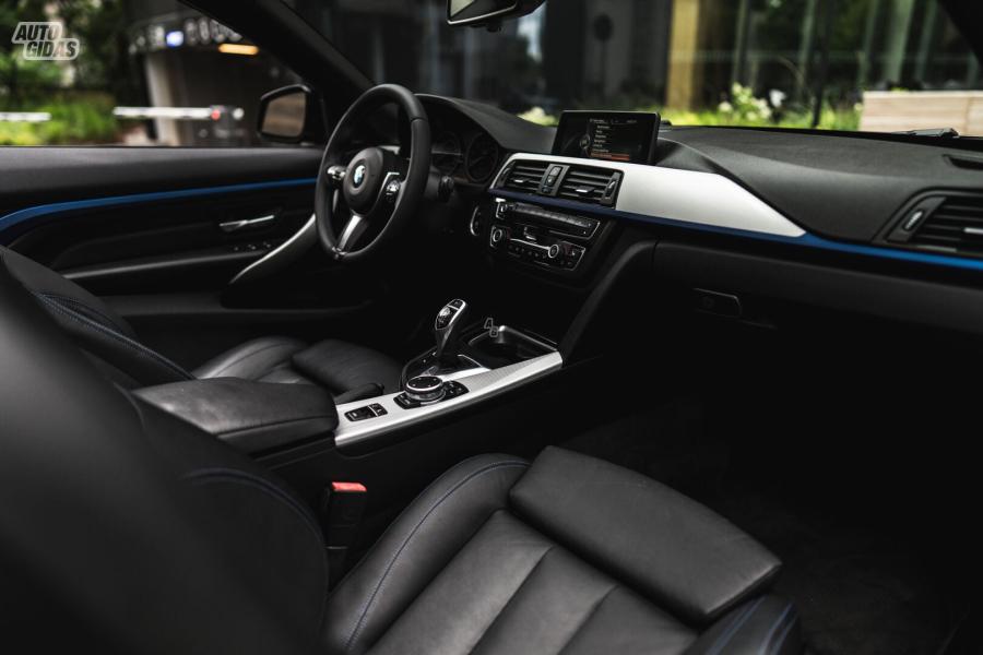 Black BMW 435 2014 in Vilnius, with an engine capacity of 3.00 L and mileage of 122 thousand km for 20900 €, photo 16 on AUTOMOTO.COM.LV