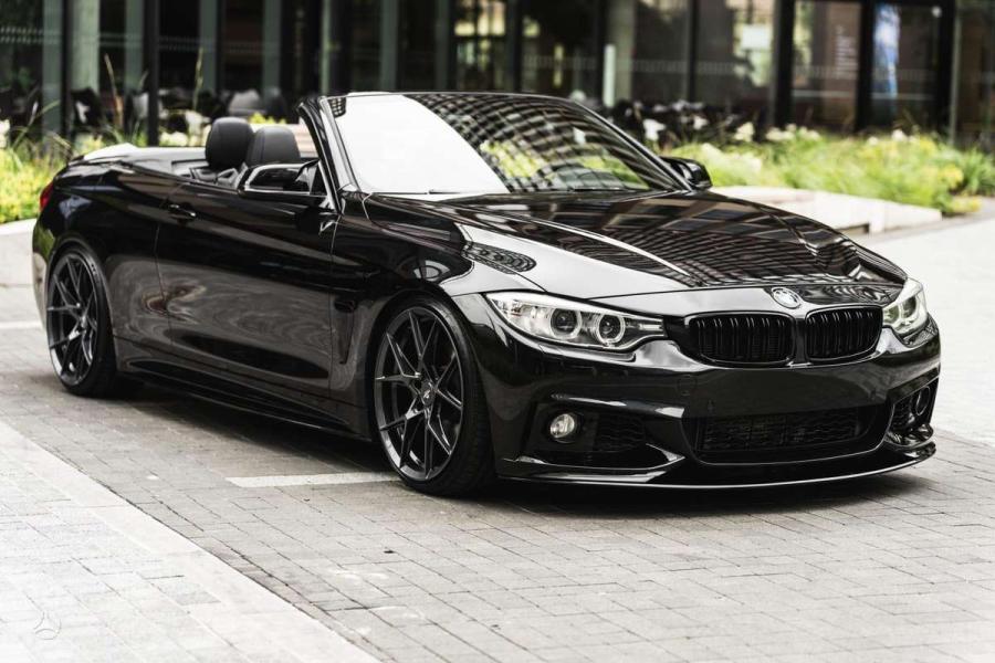 Melns BMW 435 2015 Viļņa, ar dzinēja tilpumu 2.98 L un nobraukumu 122 tūkst. km par 20990 €, foto 1 vietnē AUTOMOTO.COM.LV