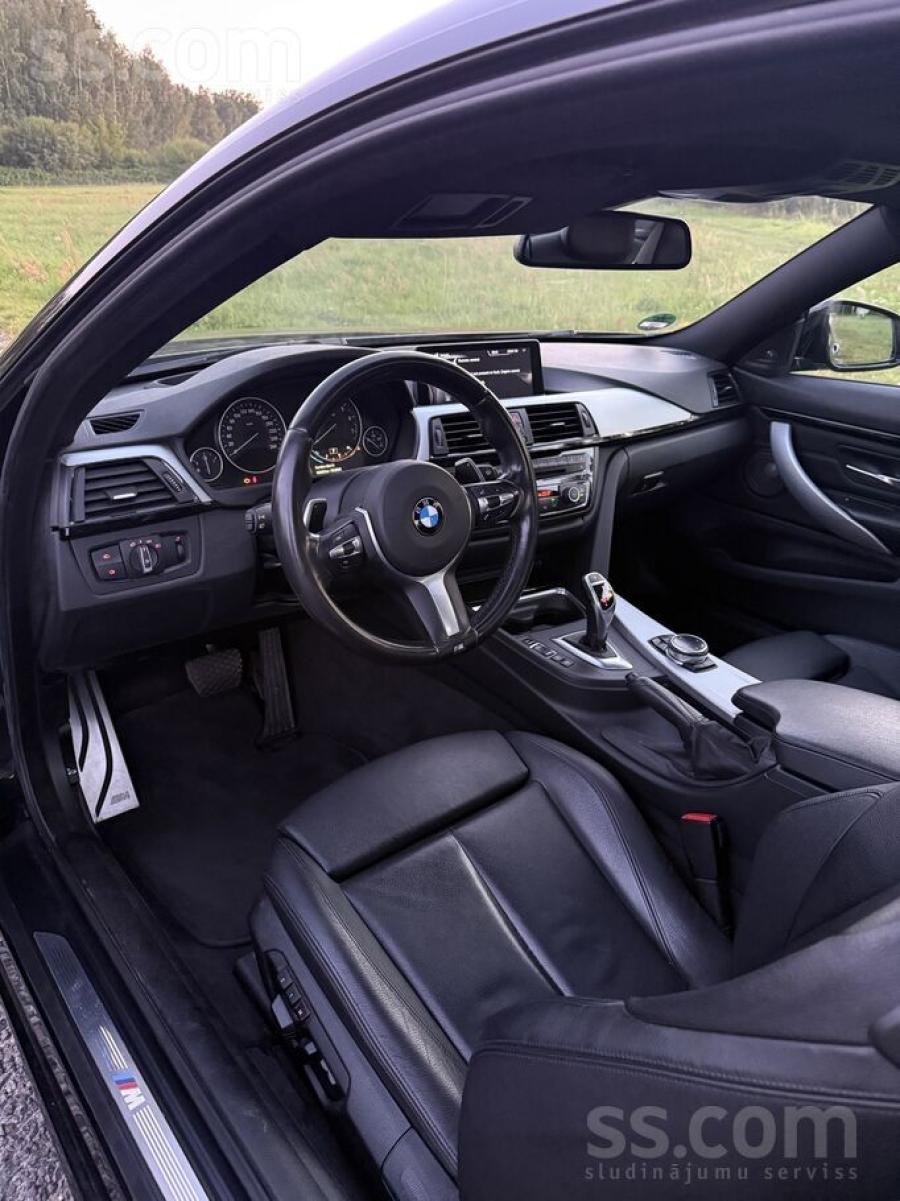 Black BMW 435 2014 in Riga, with an engine capacity of 3.00 L and mileage of 230 thousand km for 22000 €, photo 7 on AUTOMOTO.COM.LV