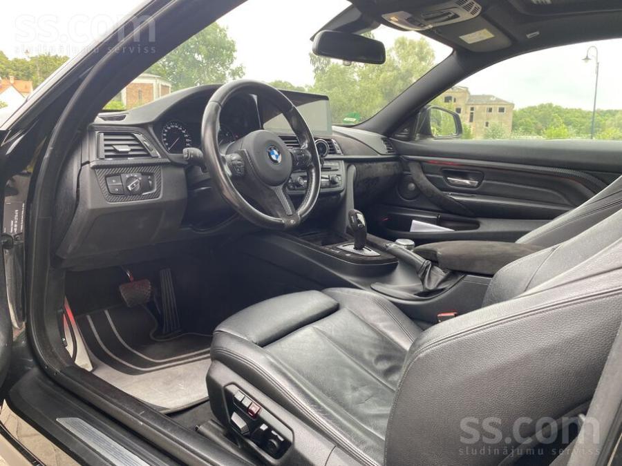 Black BMW 435 2015 in Bauska, with an engine capacity of 3.00 L and mileage of 210 thousand km for 17300 €, photo 8 on AUTOMOTO.COM.LV