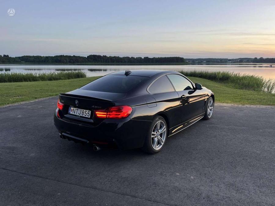 Black BMW 435 2016 in Telschi, with an engine capacity of 2.98 L and mileage of 245 thousand km for 14900 €, photo 5 on AUTOMOTO.COM.LV