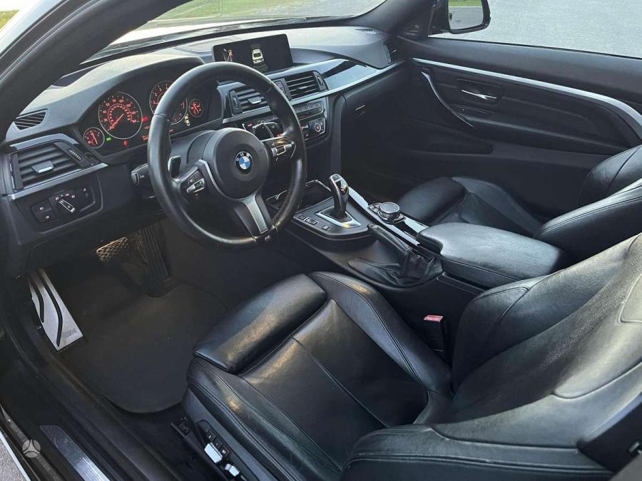 Black BMW 435 2016 in Telschi, with an engine capacity of 2.98 L and mileage of 245 thousand km for 14900 €, photo 9 on AUTOMOTO.COM.LV