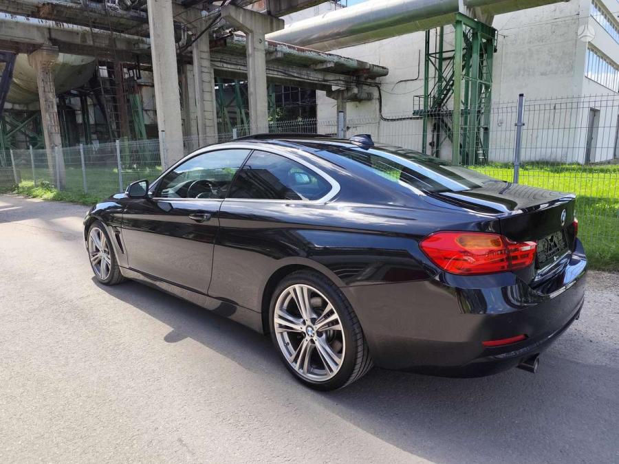Black BMW 435 2016 in Kaunas, with an engine capacity of 3.00 L and mileage of 269 thousand km for 14200 €, photo 13 on AUTOMOTO.COM.LV