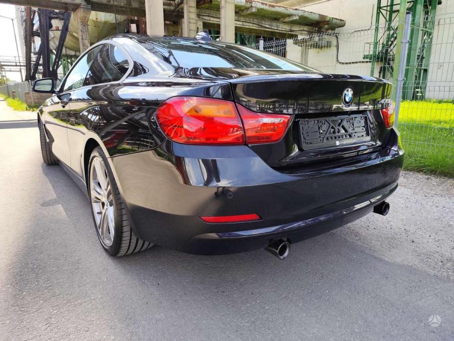Black BMW 435 2016 in Kaunas, with an engine capacity of 3.00 L and mileage of 269 thousand km for 14200 €, photo 14 on AUTOMOTO.COM.LV