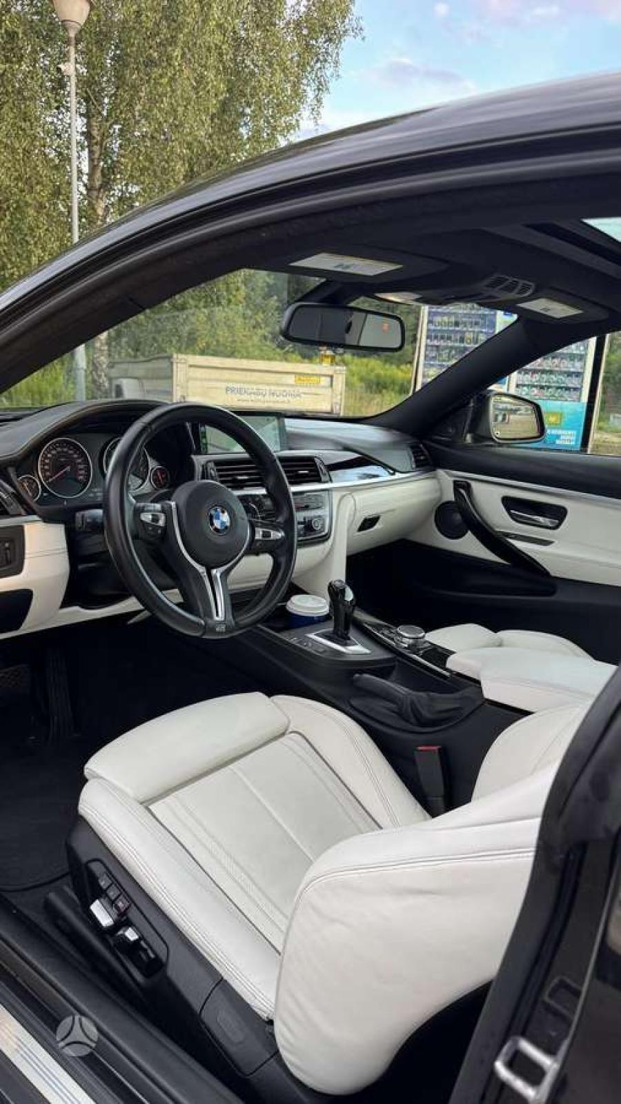 Black BMW 435 2016 in Vilnius, with an engine capacity of 2.98 L and mileage of 137 thousand km for 20200 €, photo 7 on AUTOMOTO.COM.LV