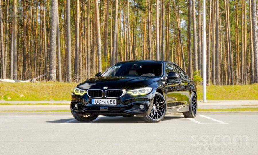 Черный БМВ 435 2017 в Рига, объемом двигателя 3.00 л и пробегом 266 тыс. км за 16990 €, фото 1 на AUTOMOTO.COM.LV