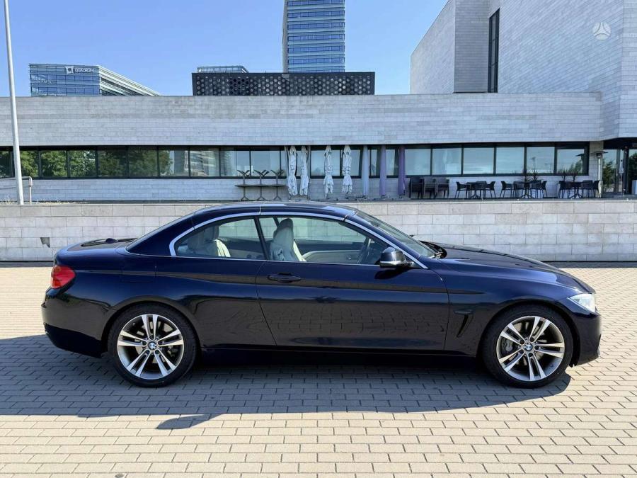 Blue BMW 435 2015 in Vilnius, with an engine capacity of 2.98 L and mileage of 100 thousand km for 18300 €, photo 9 on AUTOMOTO.COM.LV