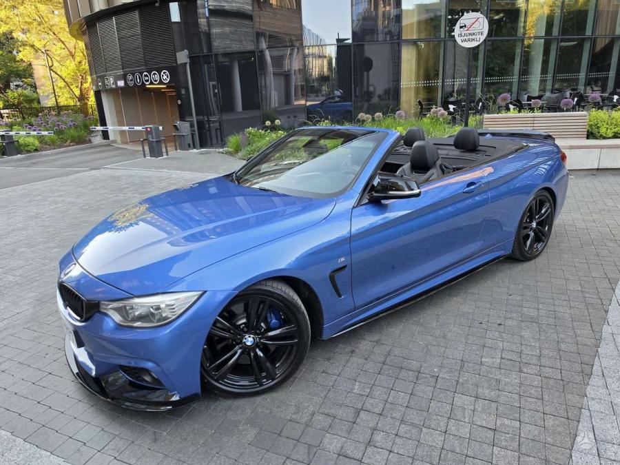 Blue BMW 435 2016 in Vilnius, with an engine capacity of 2.98 L and mileage of 169 thousand km for 21900 €, photo 3 on AUTOMOTO.COM.LV
