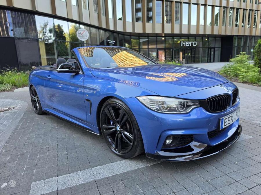 Blue BMW 435 2016 in Vilnius, with an engine capacity of 2.98 L and mileage of 169 thousand km for 21900 €, photo 4 on AUTOMOTO.COM.LV
