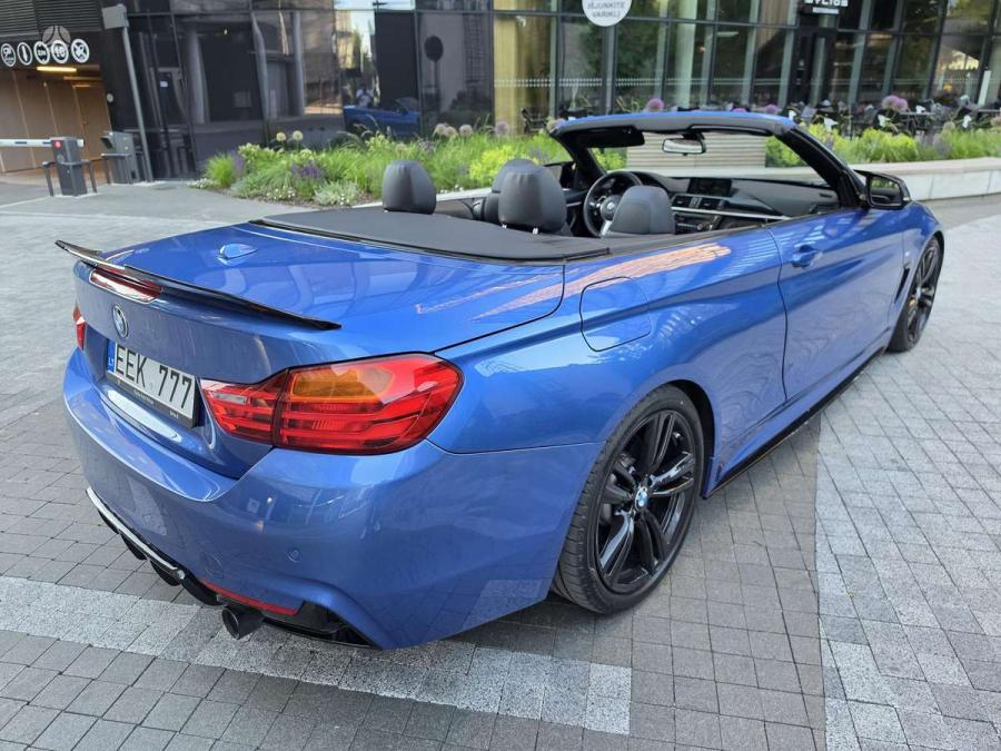 Blue BMW 435 2016 in Vilnius, with an engine capacity of 2.98 L and mileage of 169 thousand km for 21900 €, photo 7 on AUTOMOTO.COM.LV