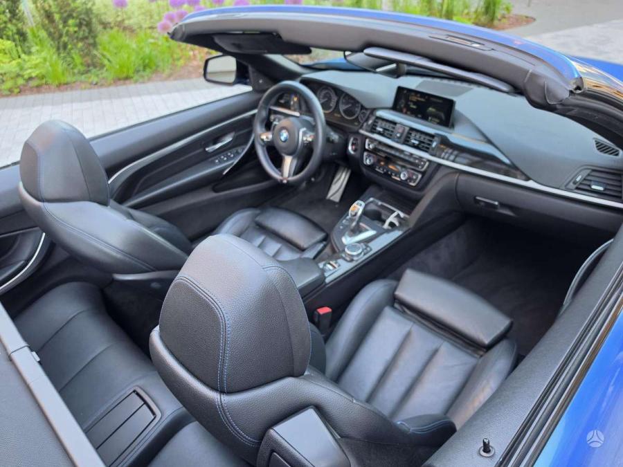 Blue BMW 435 2016 in Vilnius, with an engine capacity of 2.98 L and mileage of 169 thousand km for 21900 €, photo 10 on AUTOMOTO.COM.LV
