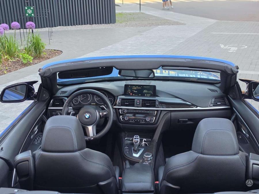 Blue BMW 435 2016 in Vilnius, with an engine capacity of 2.98 L and mileage of 169 thousand km for 21900 €, photo 11 on AUTOMOTO.COM.LV