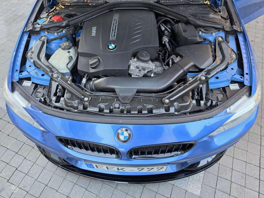 Blue BMW 435 2016 in Vilnius, with an engine capacity of 2.98 L and mileage of 169 thousand km for 21900 €, photo 16 on AUTOMOTO.COM.LV