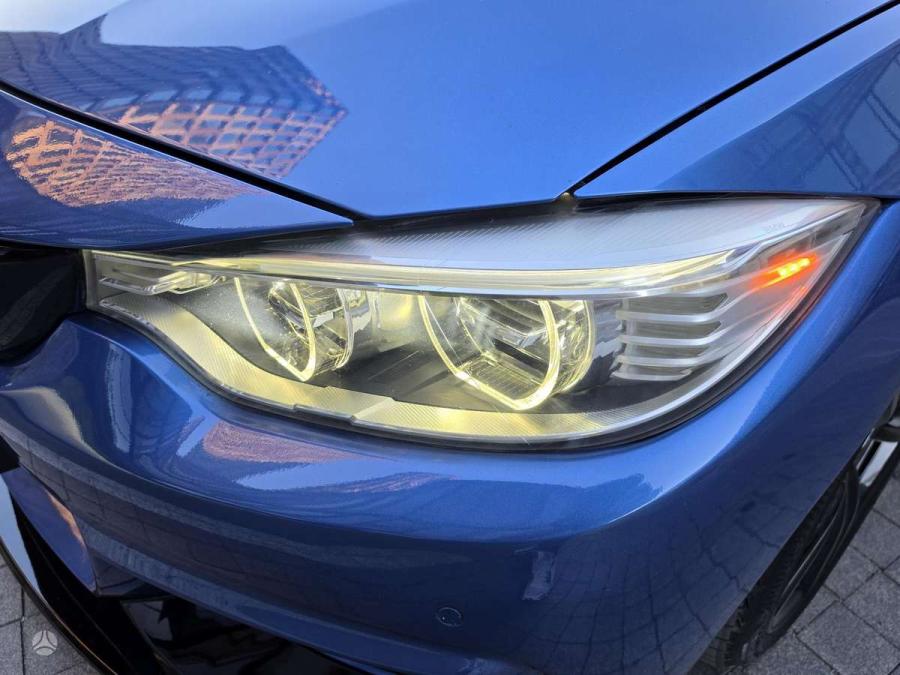 Blue BMW 435 2016 in Vilnius, with an engine capacity of 2.98 L and mileage of 169 thousand km for 21900 €, photo 19 on AUTOMOTO.COM.LV
