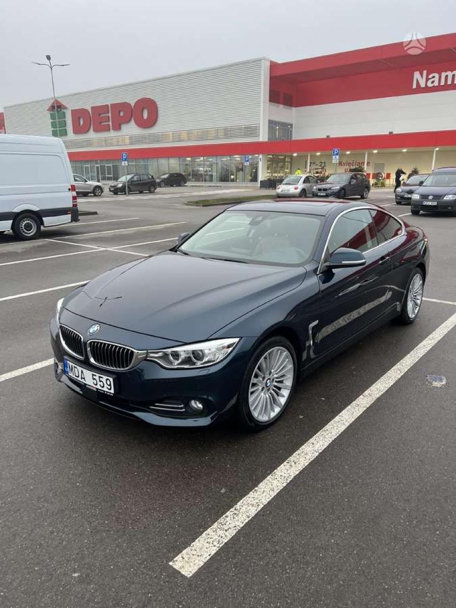 Blue BMW 435 2014 in Kaunas, with an engine capacity of 2.99 L and mileage of 233 thousand km for 16000 €, photo 1 on AUTOMOTO.COM.LV