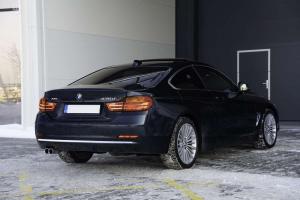 Blue BMW 435 2014 in Vilnius, with an engine capacity of 2.99 L and mileage of 233 thousand km for 16200 €, photo 7 on AUTOMOTO.COM.LV